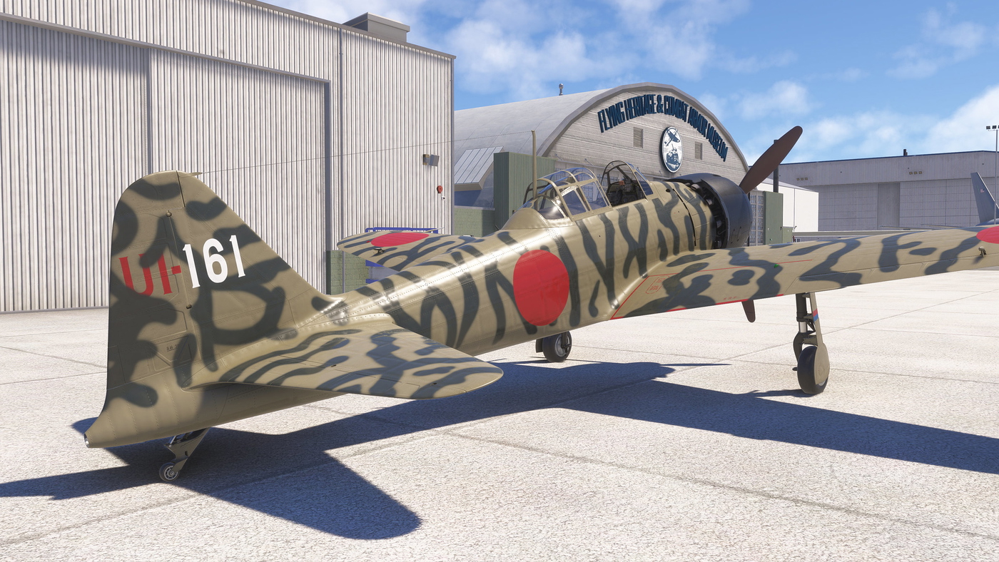 A6M3 Model 22 Zero U1-161 (N3852) para Microsoft Flight Simulator | MSFS