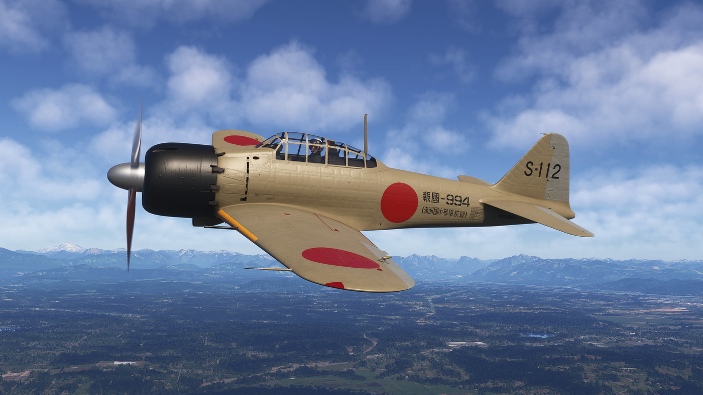 A6M3 Zero Military Aviation Museum (N9940) pro Microsoft Flight ...