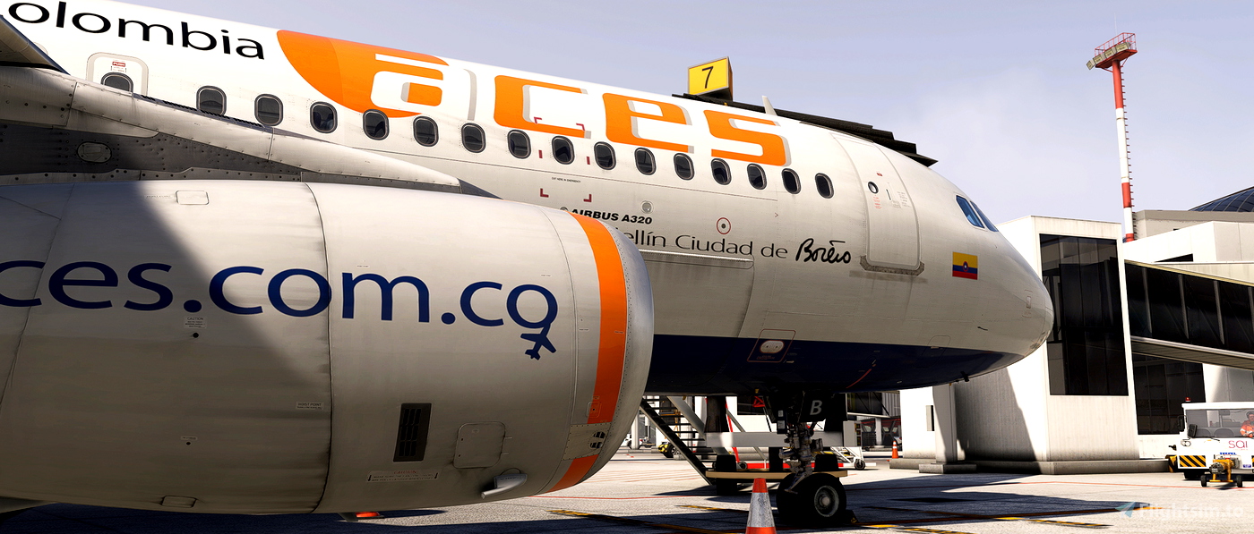 ACES Colombia livery pack for Fenix Simulation A320v2 IAE engines (8k ...