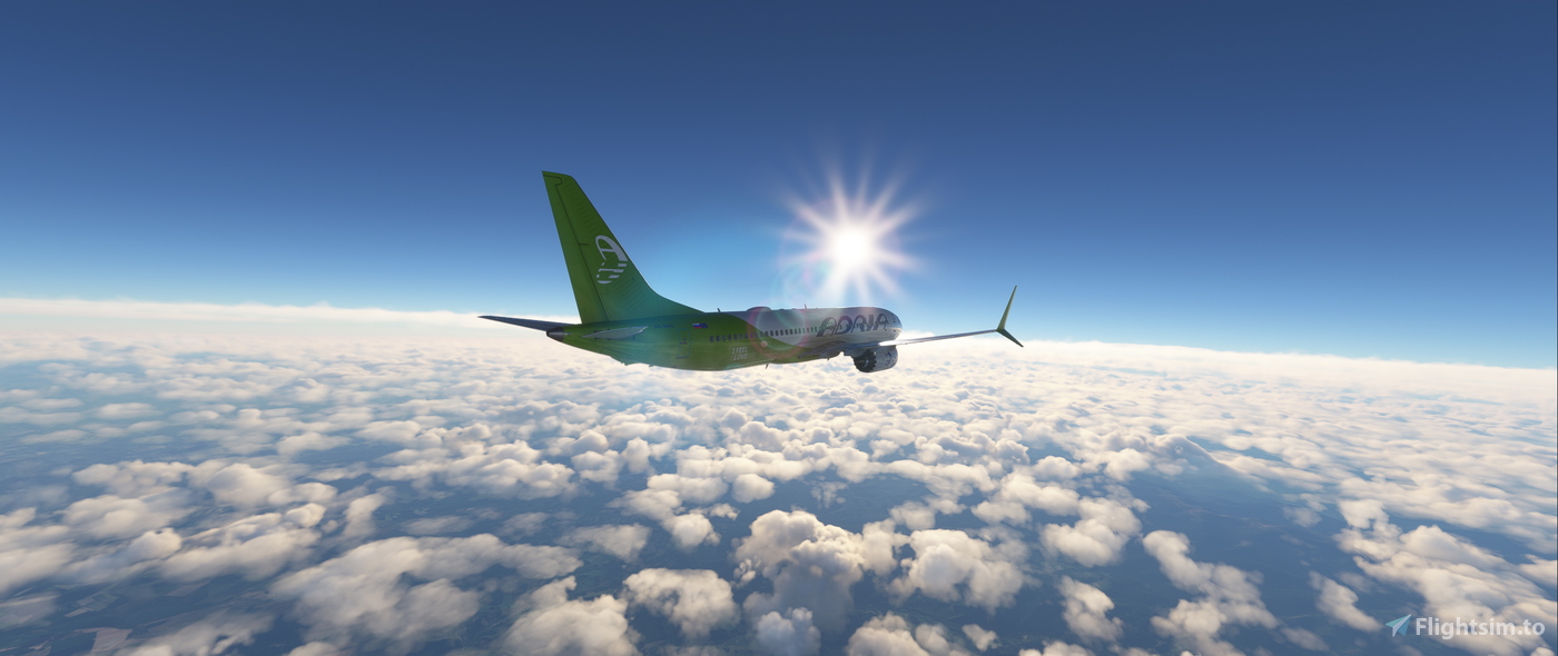 Adria Airways B737 MAX repaint S5-SAC (FICTIONAL) for Microsoft Flight ...