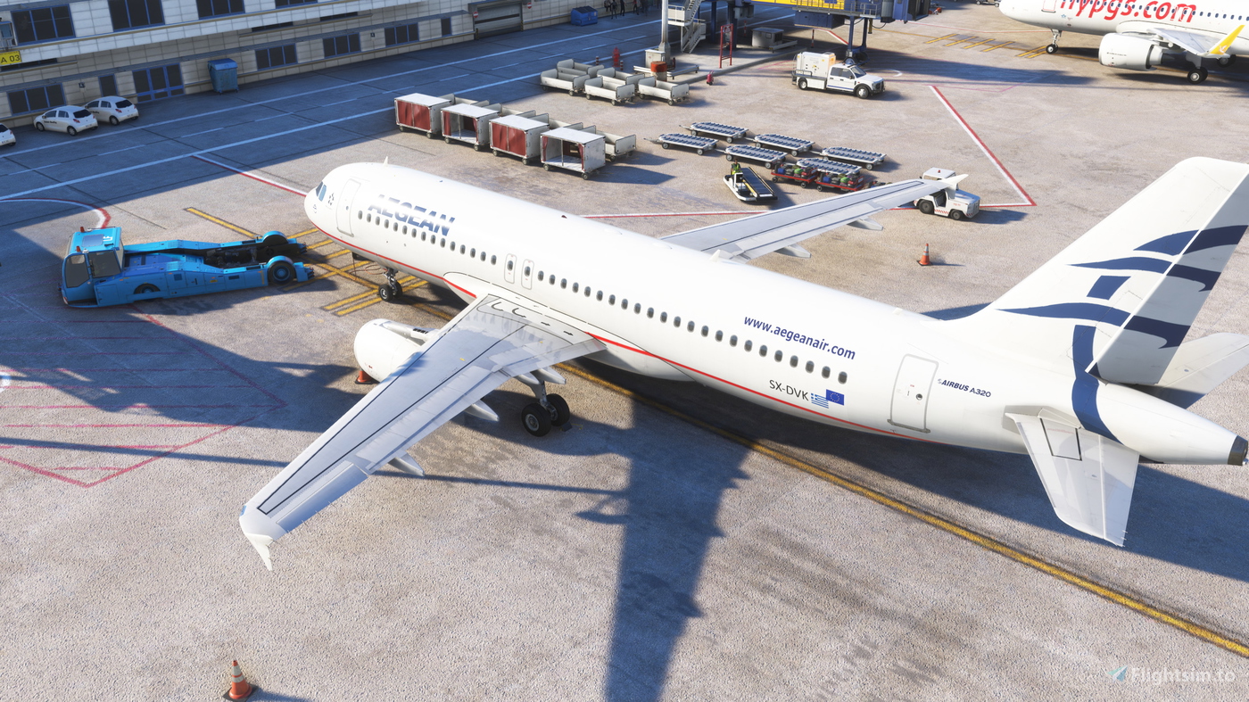 AEGEAN A320 Fleet Pack (Old liveries) for Microsoft Flight Simulator | MSFS