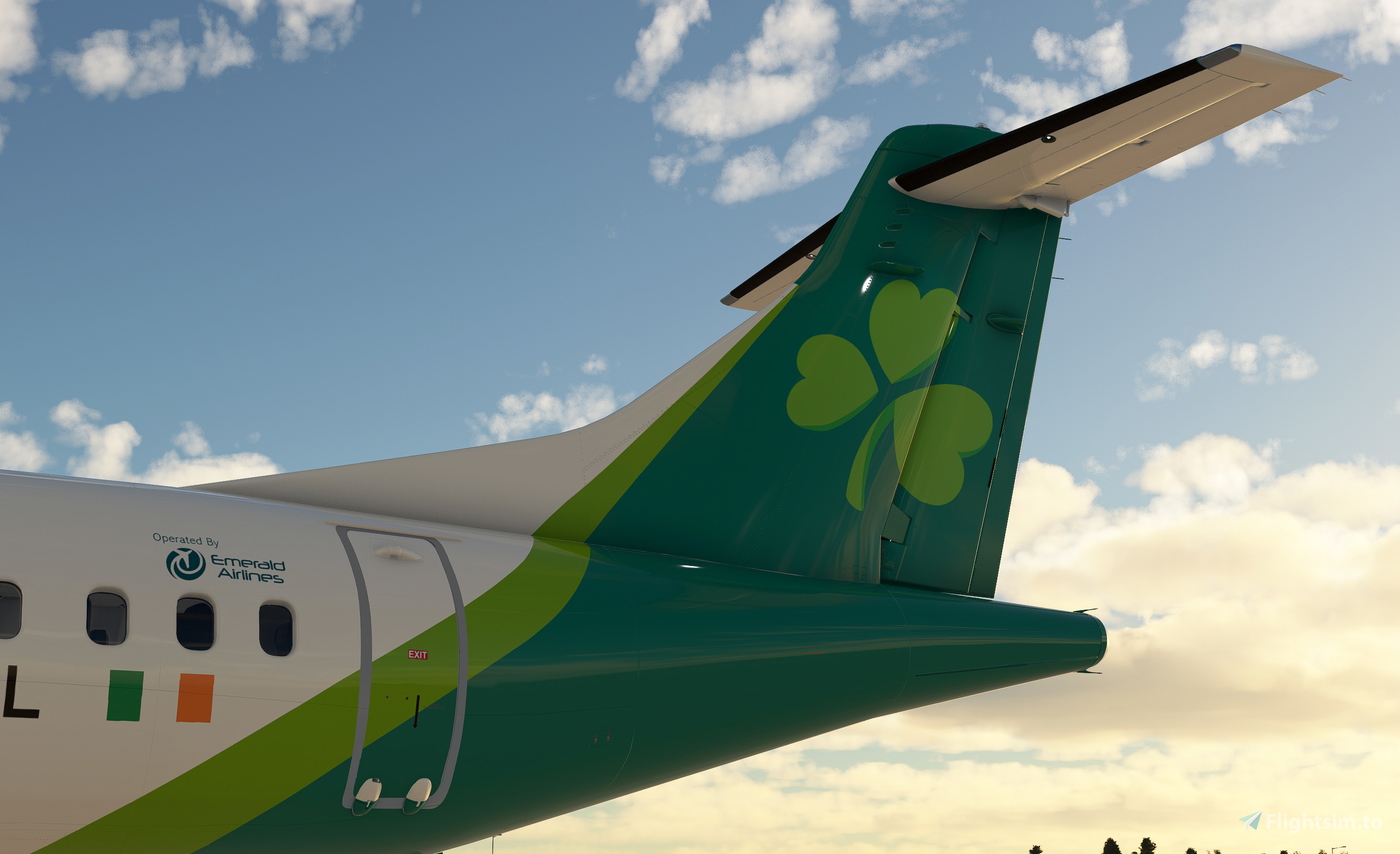 Aer Lingus | Asobo ATR 72-600 | Double Pack | 4K for Microsoft Flight Simulator | MSFS