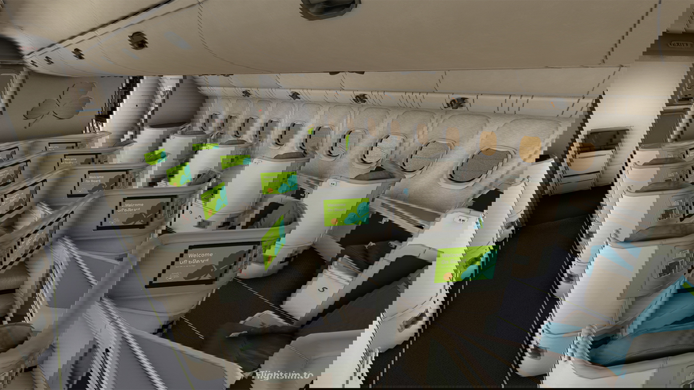 Aer Lingus NC,OC & Cabin PMDG B777-200ER for Microsoft Flight Simulator ...