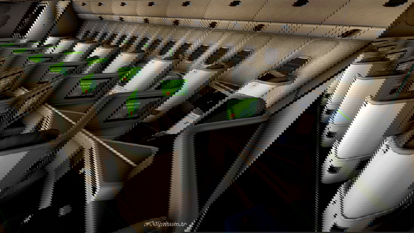 Aer Lingus "OC" + Cabin PMDG 777-300ER for Microsoft Flight Simulator ...