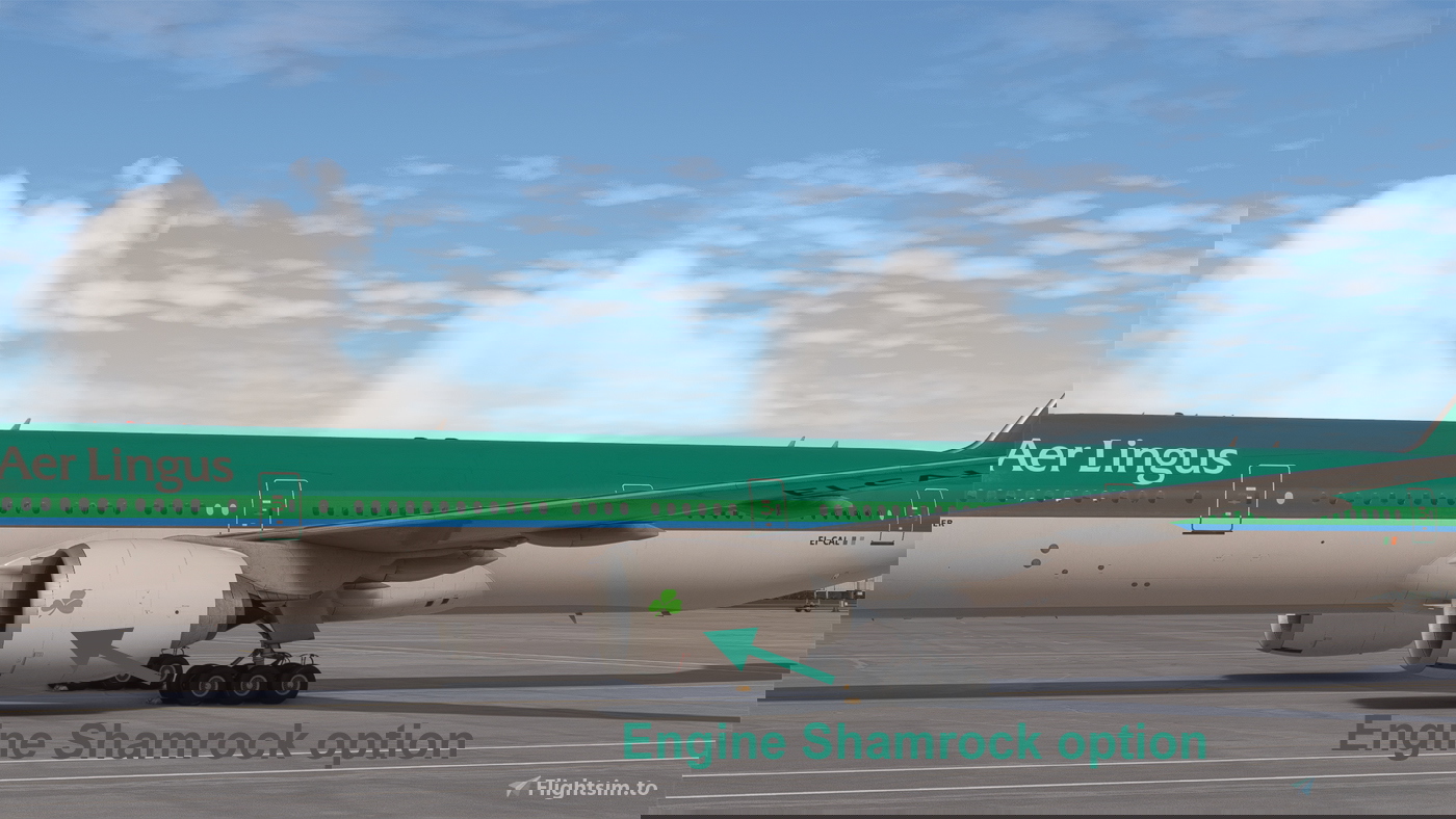 Aer Lingus "OC" + Cabin PMDG 777-300ER for Microsoft Flight Simulator ...