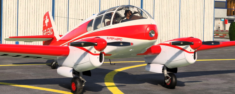 Aero 45 HB-EKC 对于 Microsoft Flight Simulator | MSFS