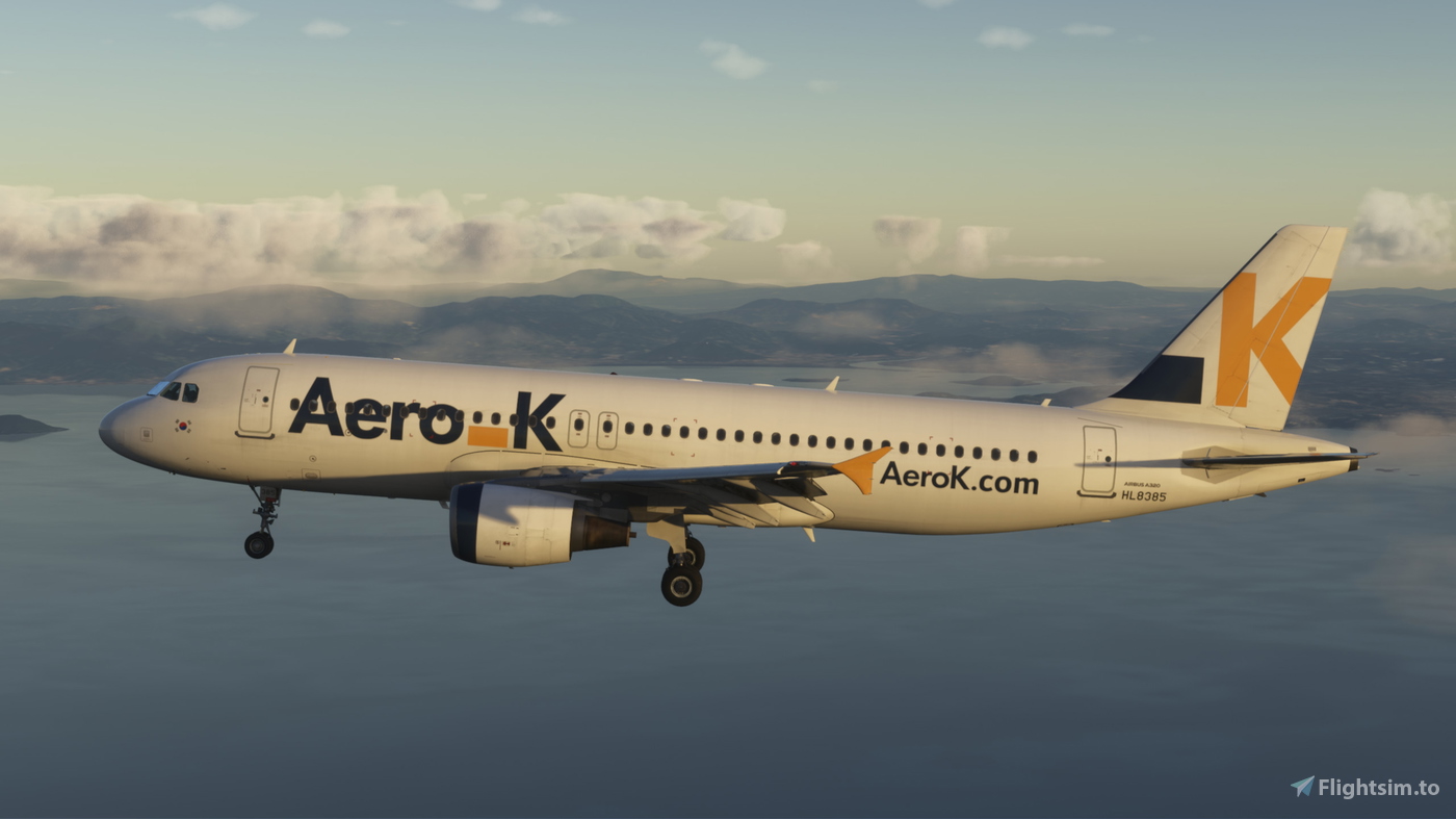 Aero K Fleet Pack [Airbus A320-200] [BFU compatible] のために Microsoft Flight Simulator | MSFS