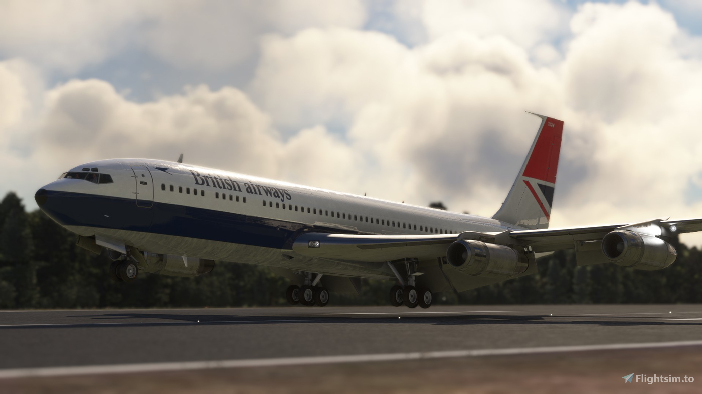 Aeroplane Heaven 707-320C British Airways G-AXGW for Microsoft Flight ...