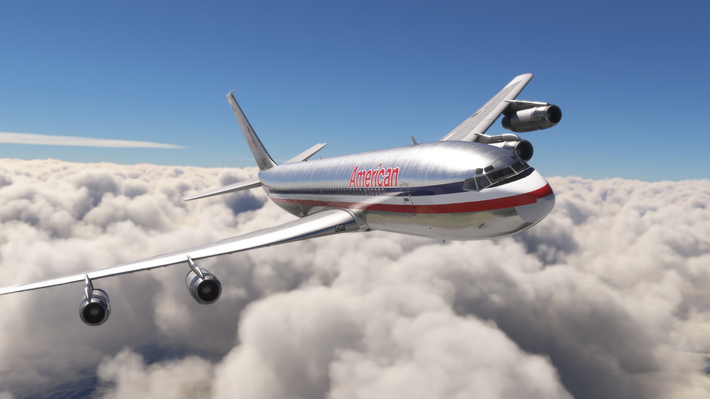 Aeroplane Heaven 707-320C American Airlines (N8405) 对于 Microsoft Flight ...