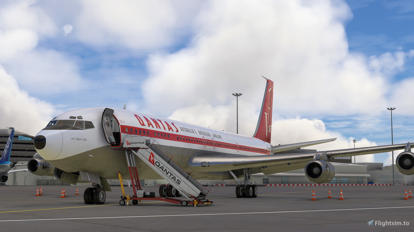 Aeroplane Heaven 707-320C "JETT CLIPPER ELLA" for Microsoft Flight ...