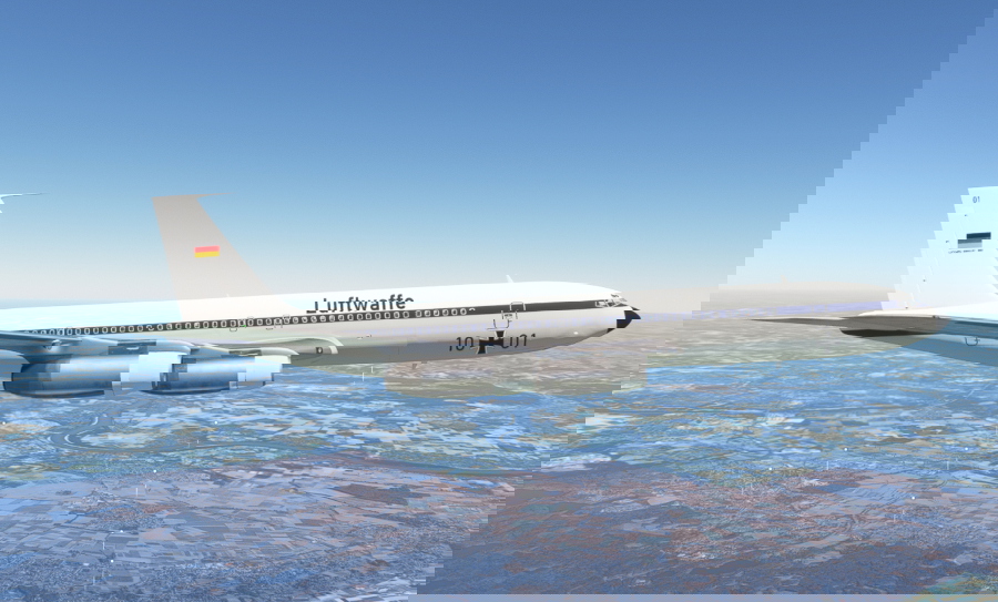 Aeroplane Heaven 707 Luftwaffe 1001 for Microsoft Flight Simulator | MSFS