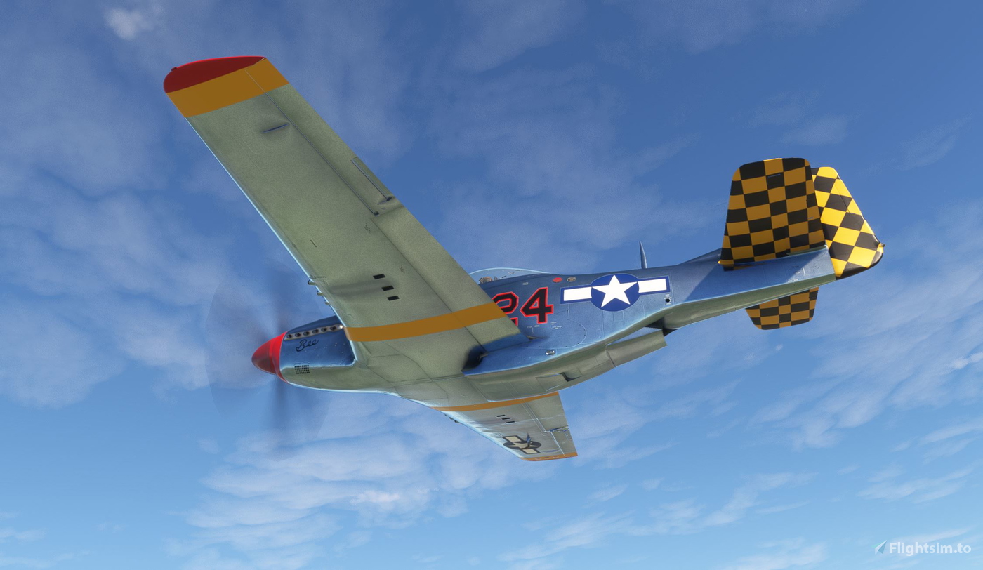Aeroplane Heaven P-51D '24' 对于 Microsoft Flight Simulator | MSFS