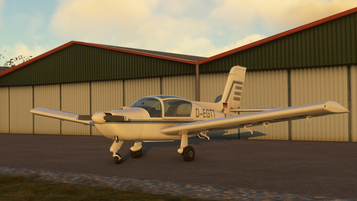 Aeroplane Heaven Socata-Rally MS893 D-EGTT 对于 Microsoft Flight ...