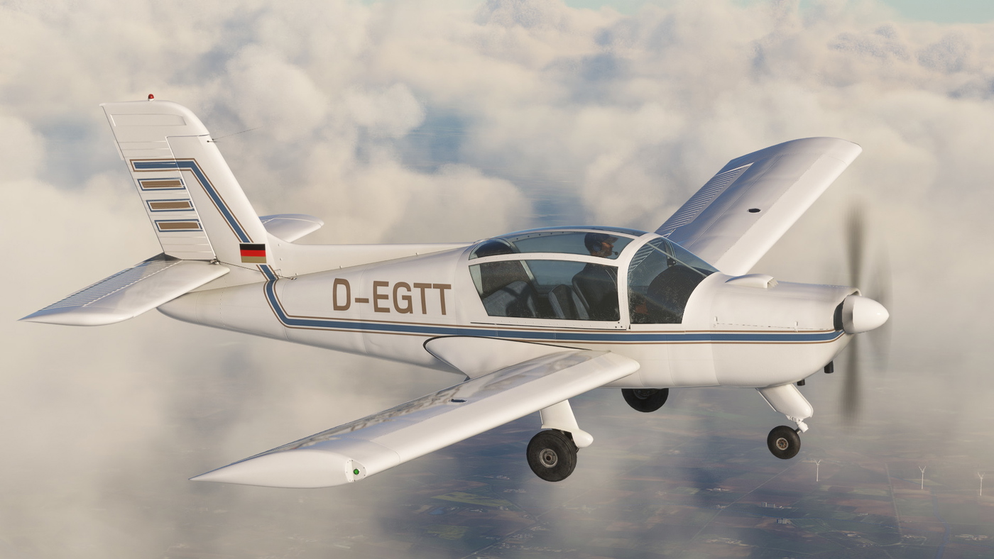 Aeroplane Heaven Socata-Rally MS893 D-EGTT 对于 Microsoft Flight ...