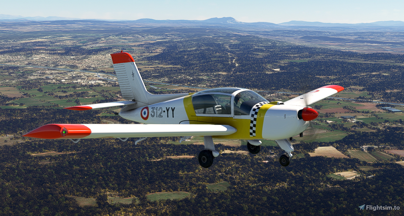 Aeroplane Heaven Socata-Rallye MS893 French Air Force 312-YY/F-SOYY for Microsoft Flight ...