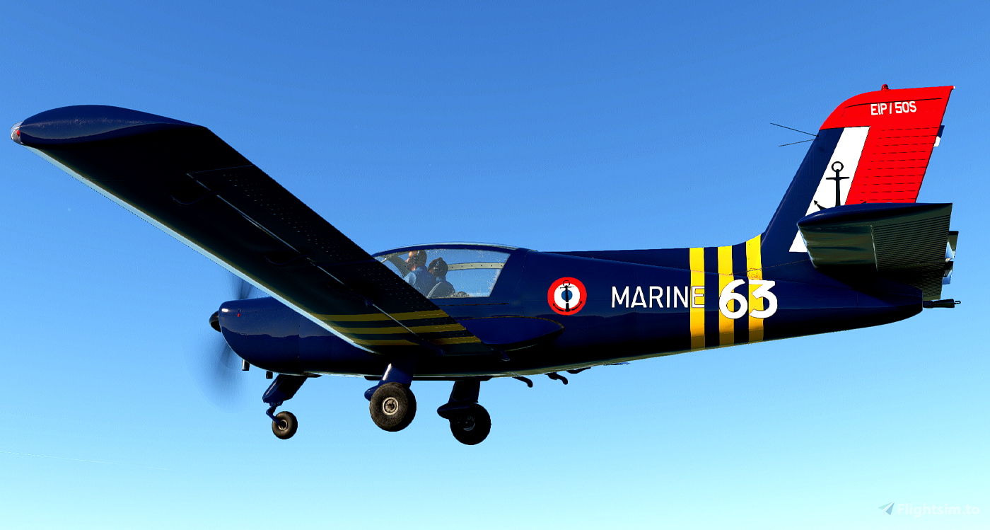 Aeroplane Heaven Socata-Rallye MS893 French Aéronavale n°63 for ...