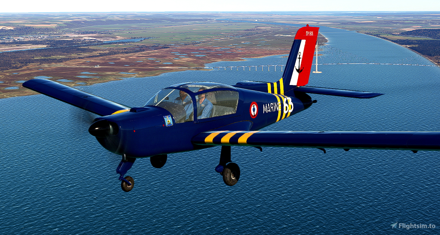 Aeroplane Heaven Socata-Rallye MS893 French Aéronavale n°63 for ...