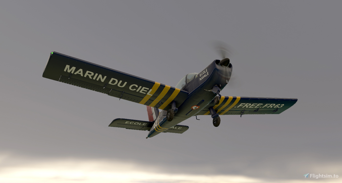 Aeroplane Heaven Socata-Rallye MS893 French Aéronavale n°63 special ...