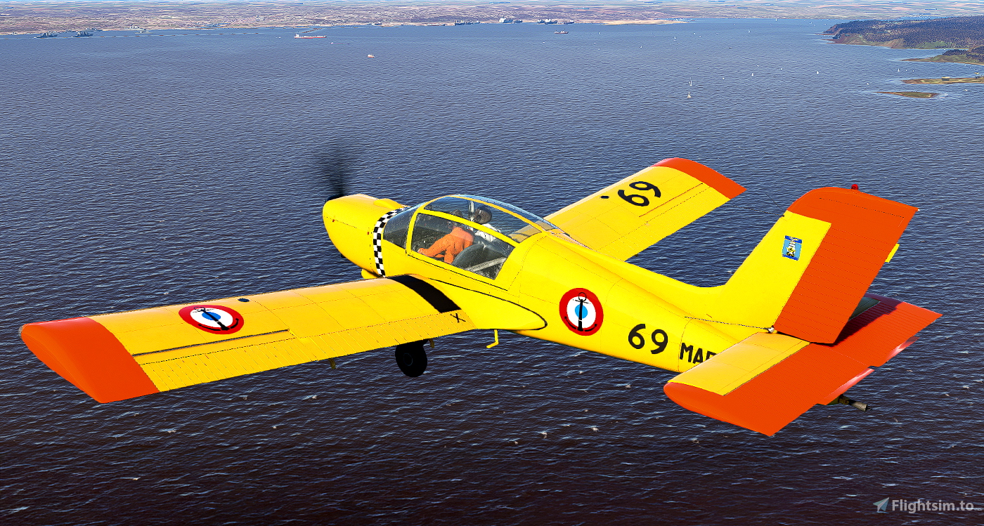 Aeroplane Heaven Socata-Rallye MS893 French Aéronavale n°69 for ...