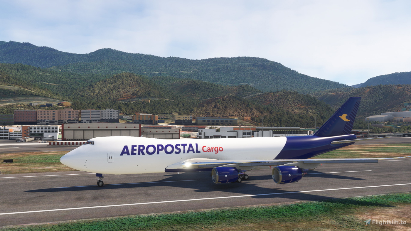 Aeropostal (Fictional) B747-8F 747-8I for Microsoft Flight Simulator | MSFS