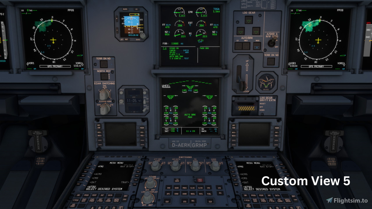 Aerosoft A330-300 | Custom Cockpit & Cabin Views für Microsoft Flight Simulator | MSFS