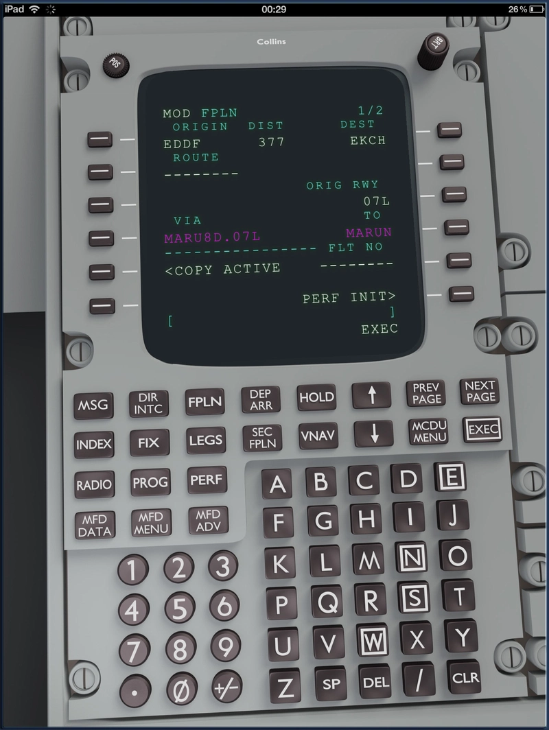 Aerosoft CRJ MCDU Mobiflight Profile for Microsoft Flight Simulator | MSFS