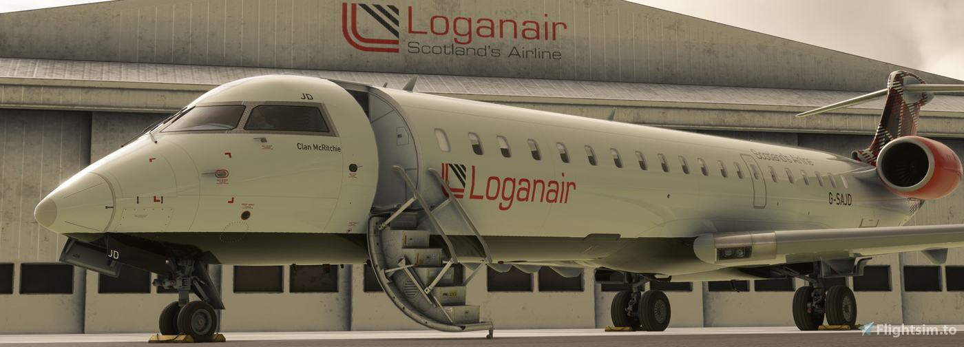 Aerosoft CRJ V2 - G-SAJD for Microsoft Flight Simulator | MSFS