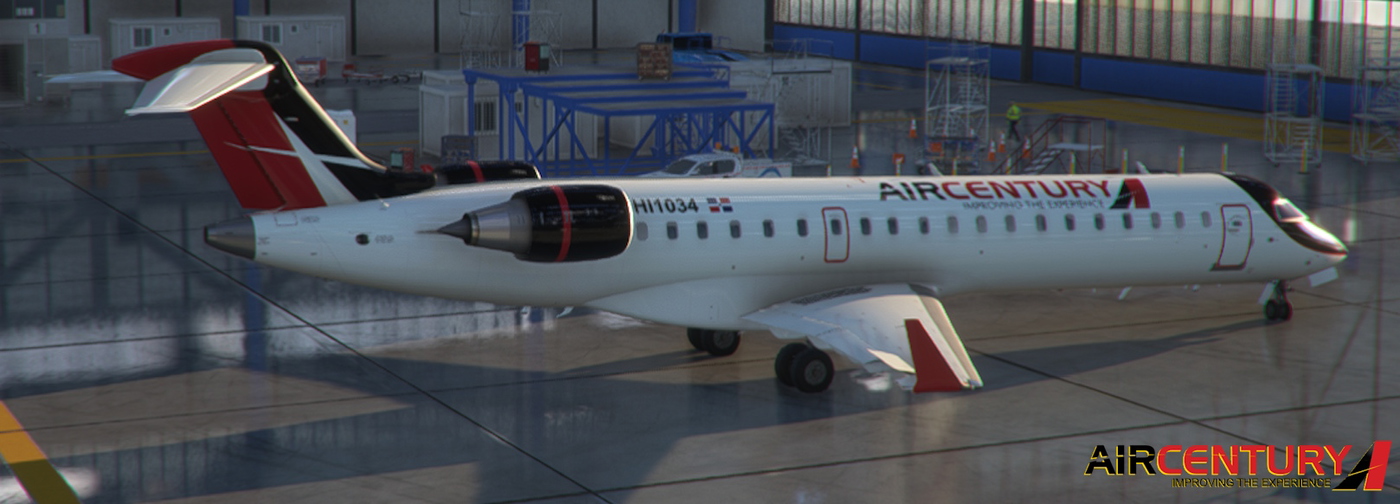 Aerosoft CRJ550 Air Century HI1034 for Microsoft Flight Simulator | MSFS