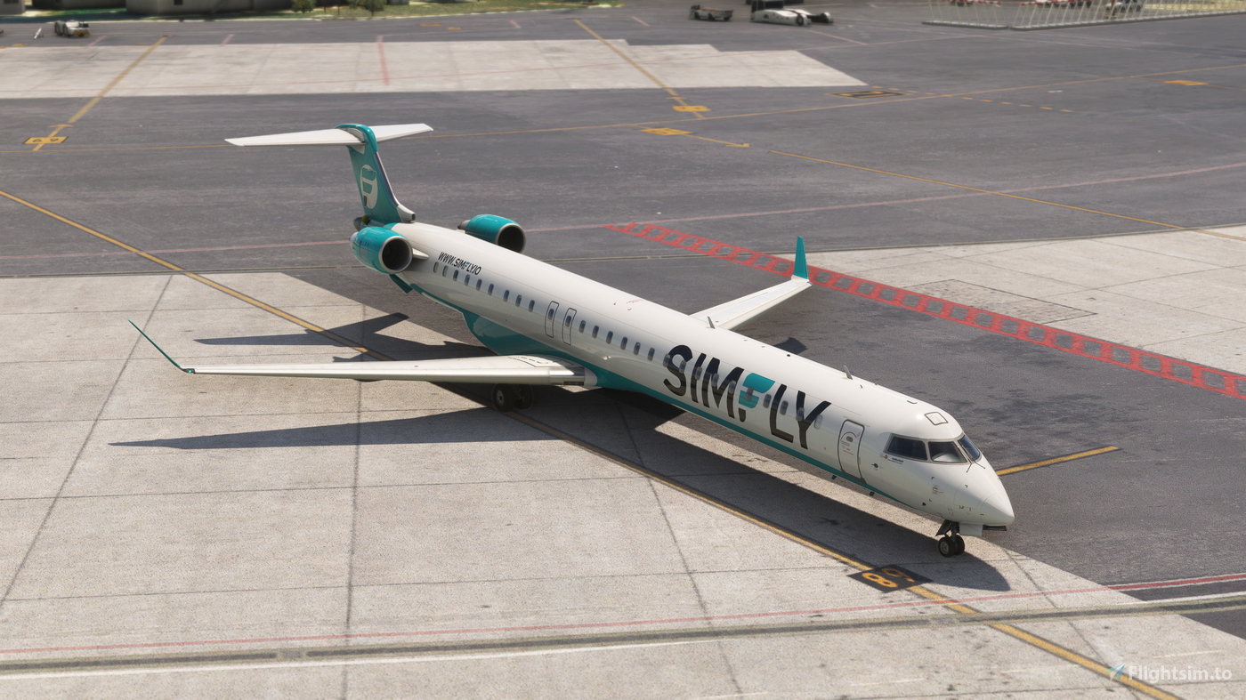 [AEROSOFT] SimFly CRJ-1000 livery for Microsoft Flight Simulator | MSFS