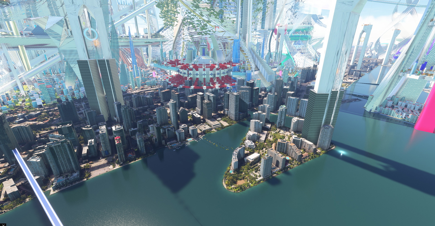 Ai Miami 🪽 (Mega Typhoon Tower) for Microsoft Flight Simulator | MSFS