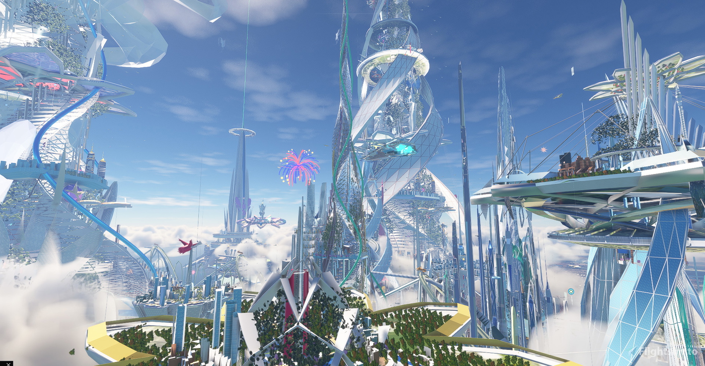 Ai Miami 🪽 (Mega Typhoon Tower) for Microsoft Flight Simulator | MSFS