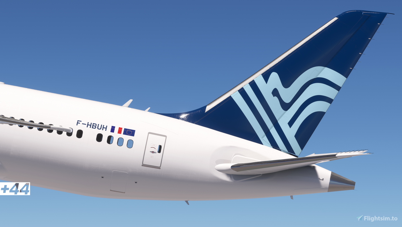 Aigle Azur (F-HBUH) Kuro 787-8 - 8K pour Microsoft Flight Simulator | MSFS