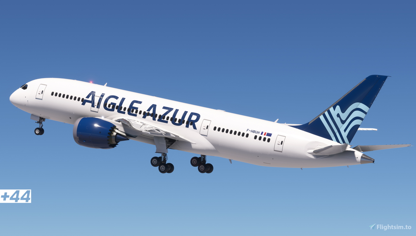 Aigle Azur (F-HBUH) Kuro 787-8 - 8K for Microsoft Flight Simulator | MSFS