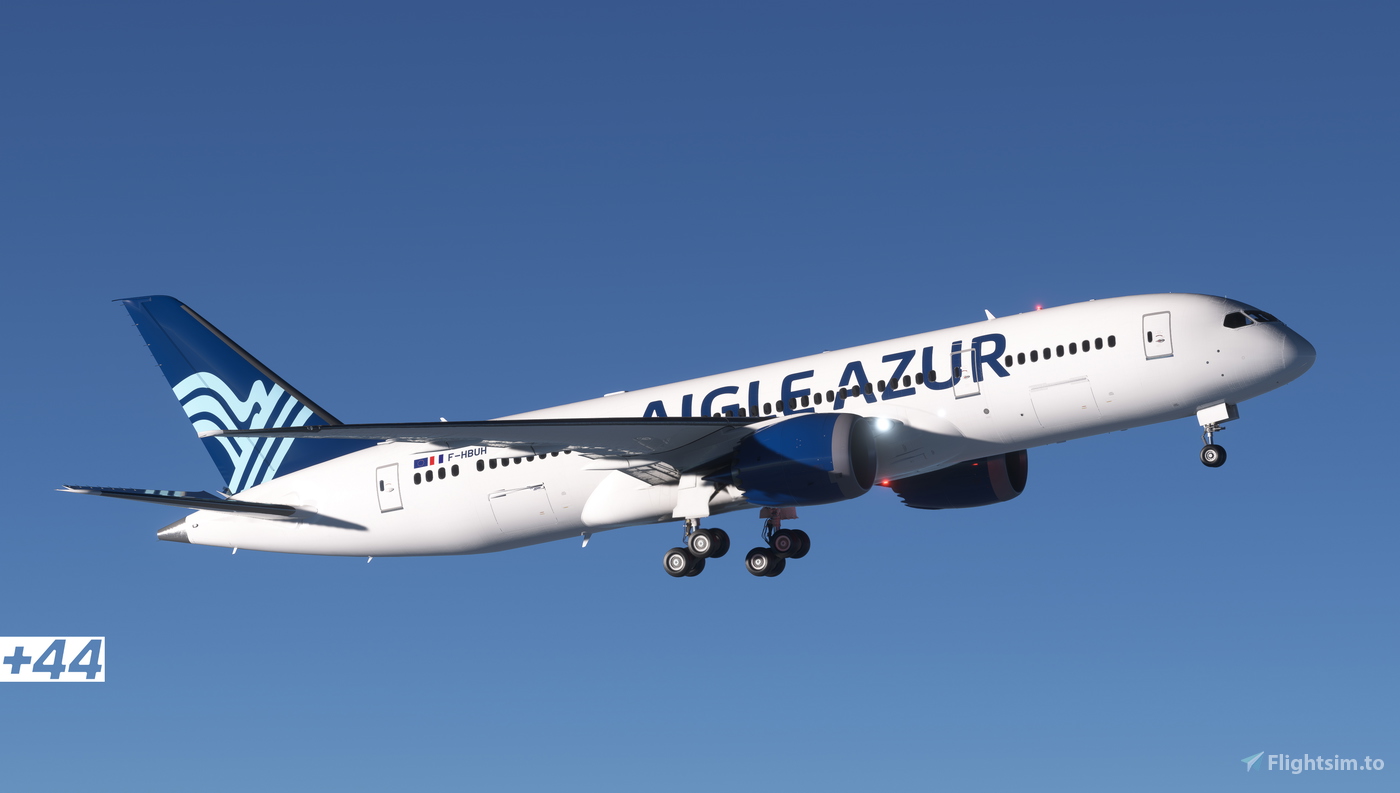 Aigle Azur (F-HBUH) Kuro 787-8 - 8K for Microsoft Flight Simulator | MSFS