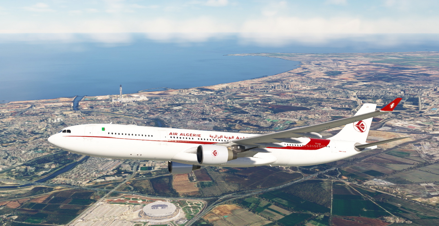 Air Algerie A330 -7TVJX-Aerosoft for Microsoft Flight Simulator | MSFS
