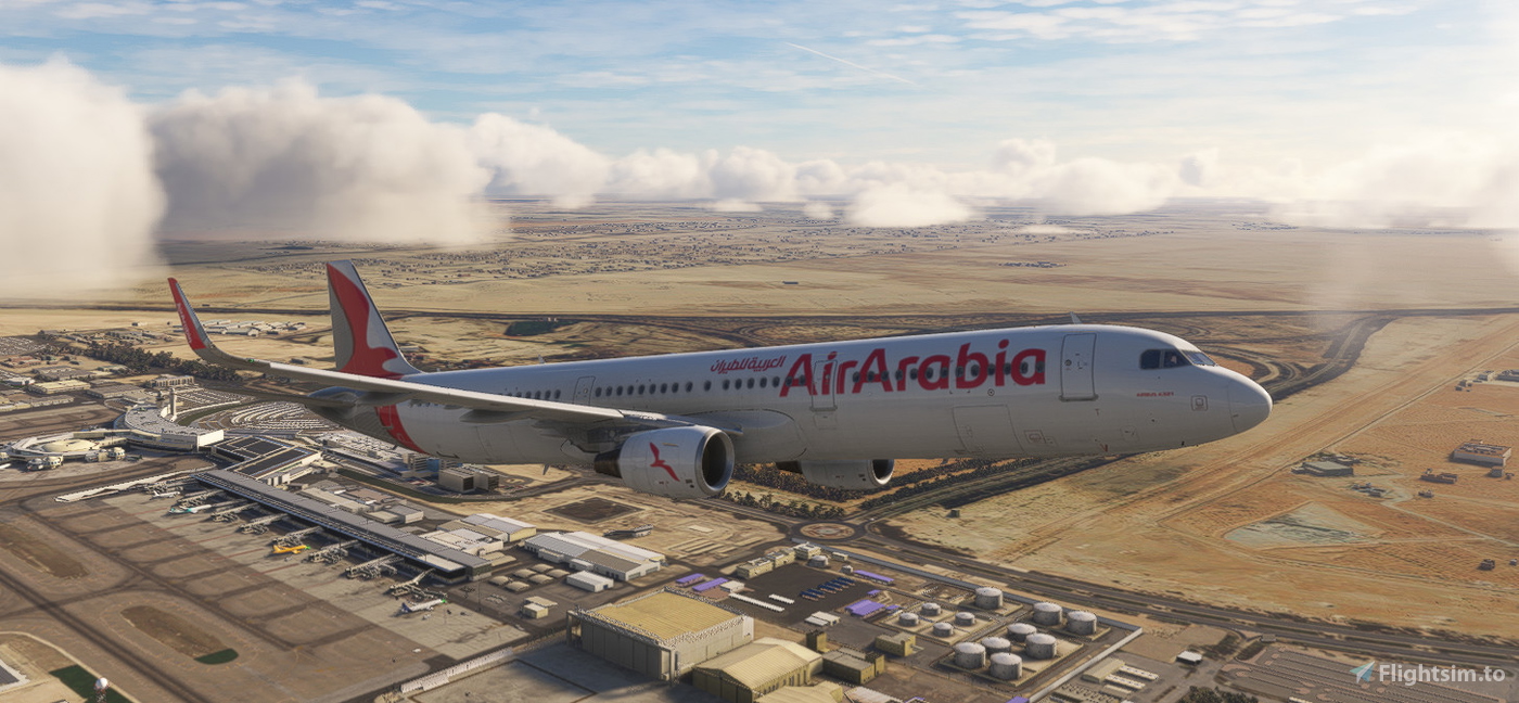 Air Arabia A6-ATD (CFM) | 8K & 4K | Cabin | Fenixsim A321 | Requested ...