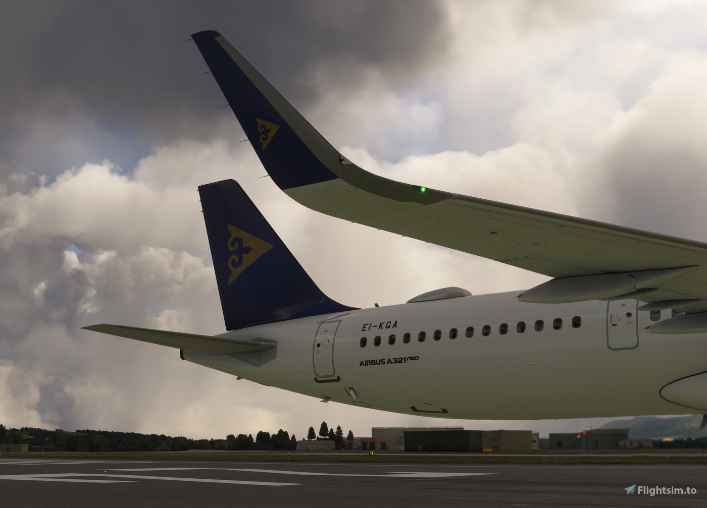 Air Astana | FSLabs A21N | EI-KGA | 4K für Microsoft Flight Simulator | MSFS