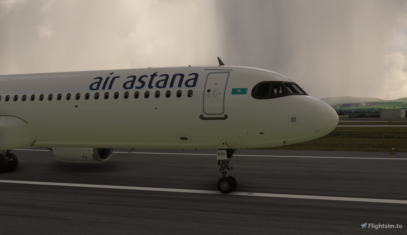 Air Astana | FSLabs A21N | EI-KGA | 4K for Microsoft Flight Simulator | MSFS