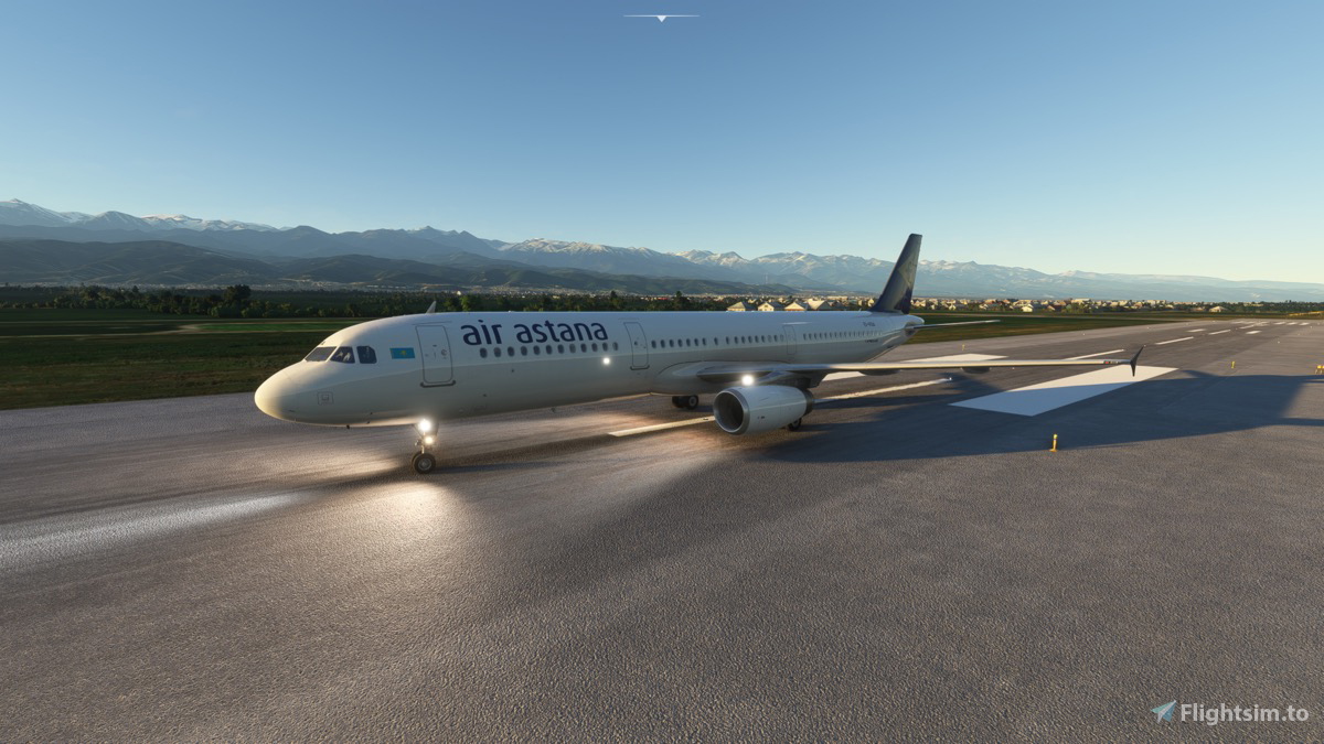 Air Astana (EI-KDA) for Fenix A321 for Microsoft Flight Simulator | MSFS