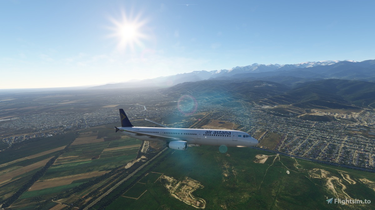 Air Astana (EI-KDA) for Fenix A321 for Microsoft Flight Simulator | MSFS