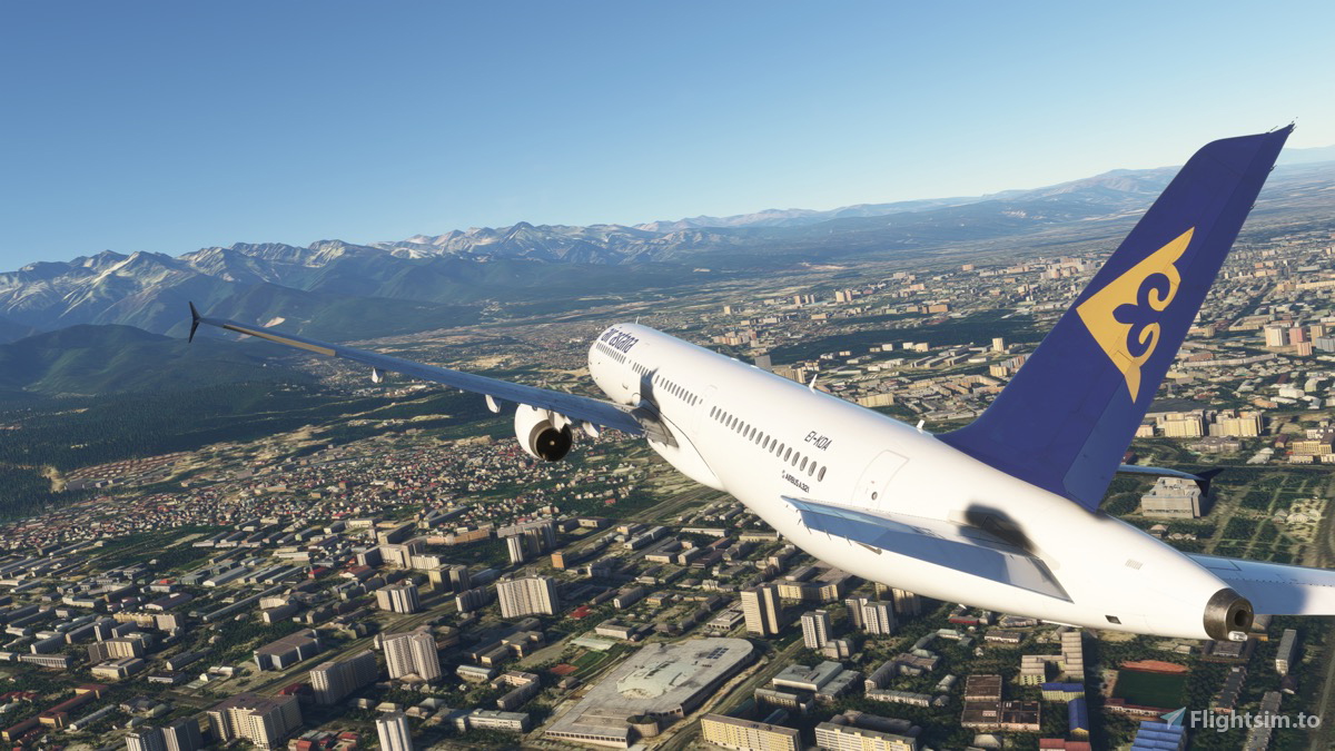 Air Astana (EI-KDA) for Fenix A321 for Microsoft Flight Simulator | MSFS