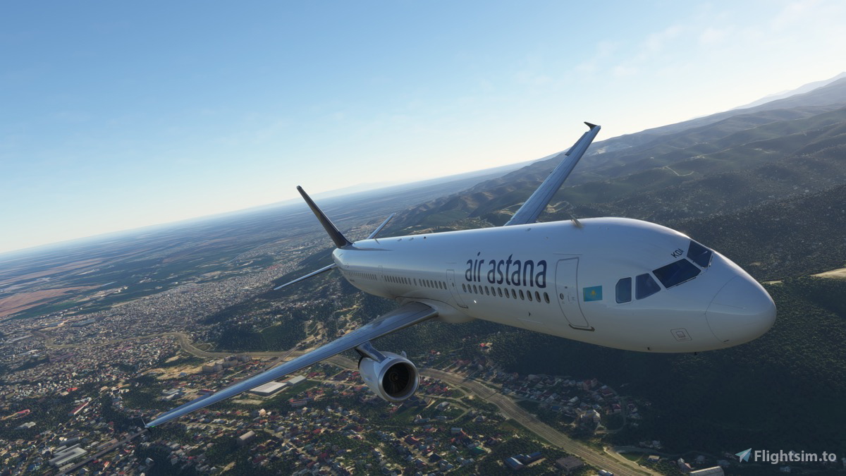 Air Astana (EI-KDA) for Fenix A321 for Microsoft Flight Simulator | MSFS