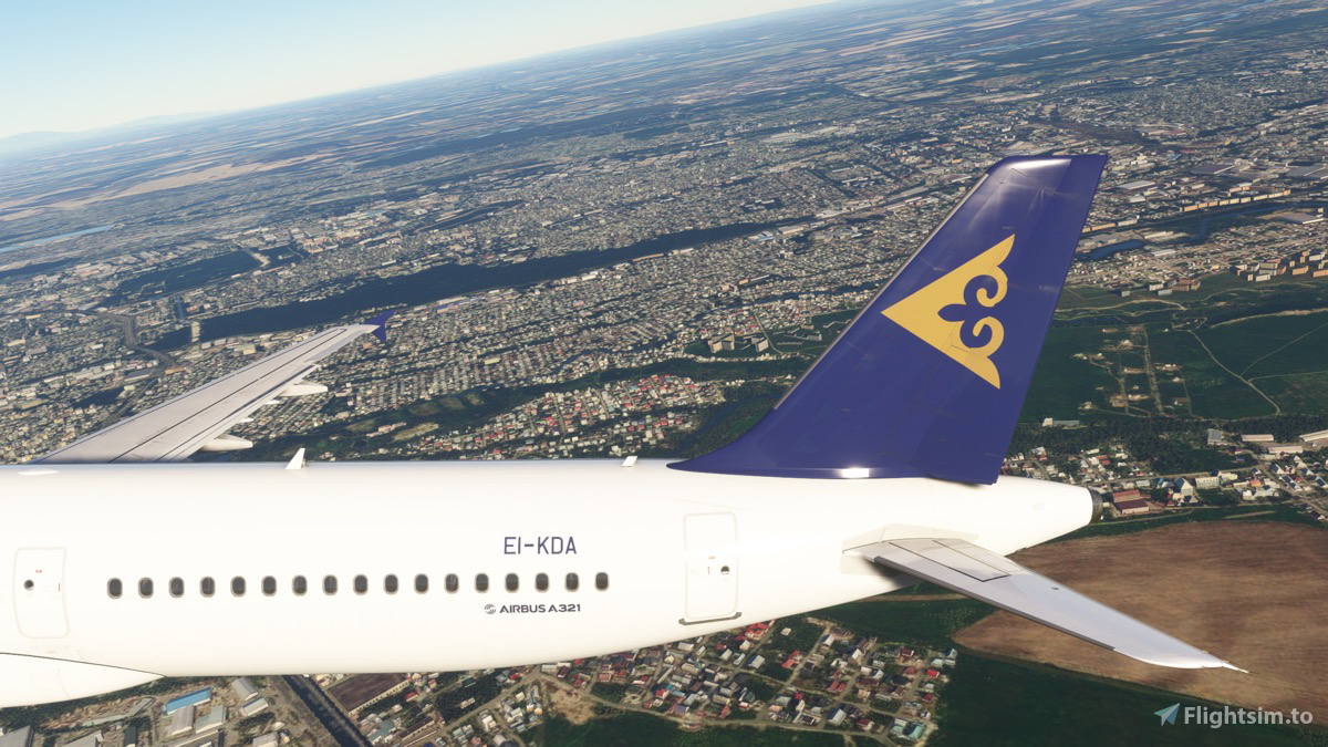 Air Astana (EI-KDA) for Fenix A321 for Microsoft Flight Simulator | MSFS