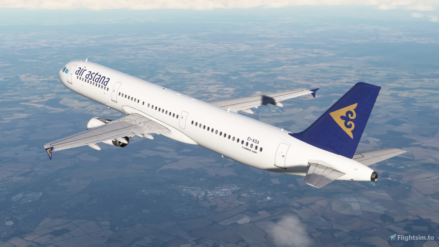 Air Astana Pack | Fenix A321 for Microsoft Flight Simulator | MSFS