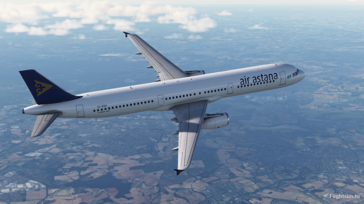 Air Astana Pack | Fenix A321 for Microsoft Flight Simulator | MSFS