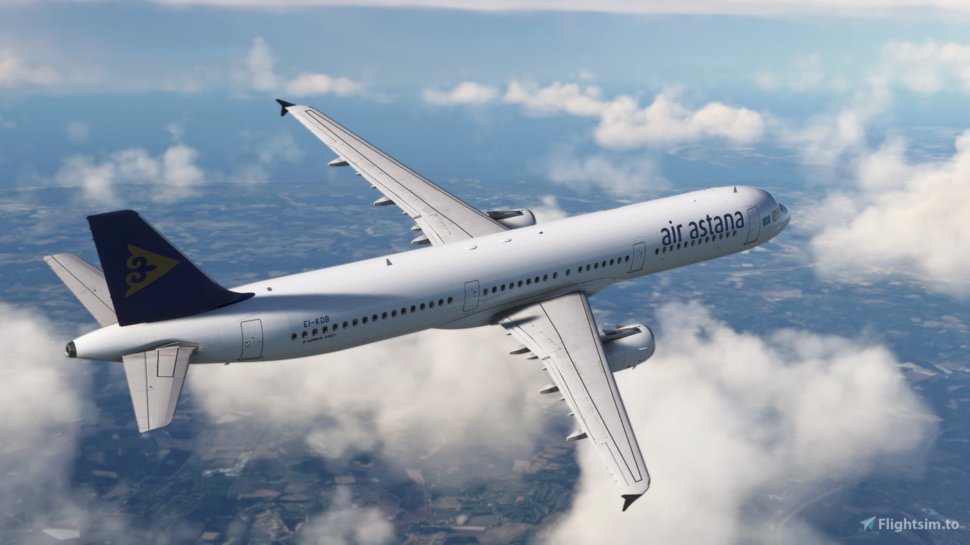 Air Astana Pack | Fenix A321 for Microsoft Flight Simulator | MSFS
