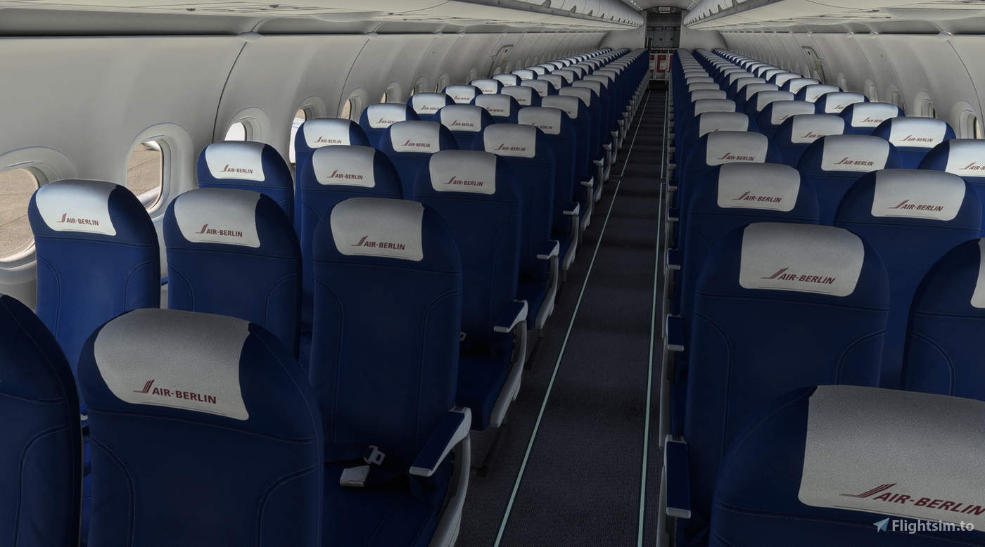 Air Berlin (1997 - 2008 cs) | D-ABGD | A319-132 | Fenix V2 | IAE2500 ...