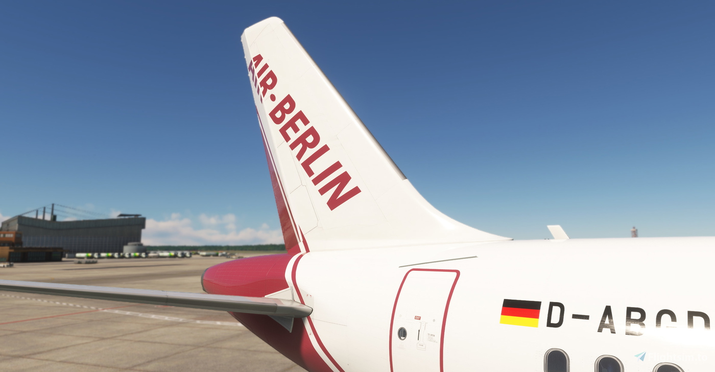 Air Berlin (1997 - 2008 cs) | D-ABGD | A319-132 | Fenix V2 | IAE2500 ...