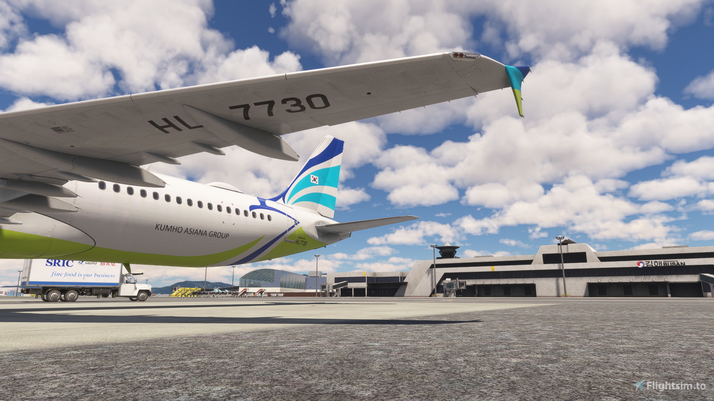 [BFU] Air Busan | Pack | w/Cabin | Fenix A321 8K for Microsoft Flight Simulator | MSFS