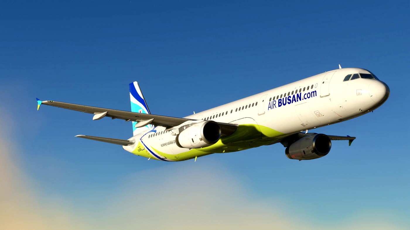 Air Busan | Pack | w/Cabin | Fenix A321 8K for Microsoft Flight ...